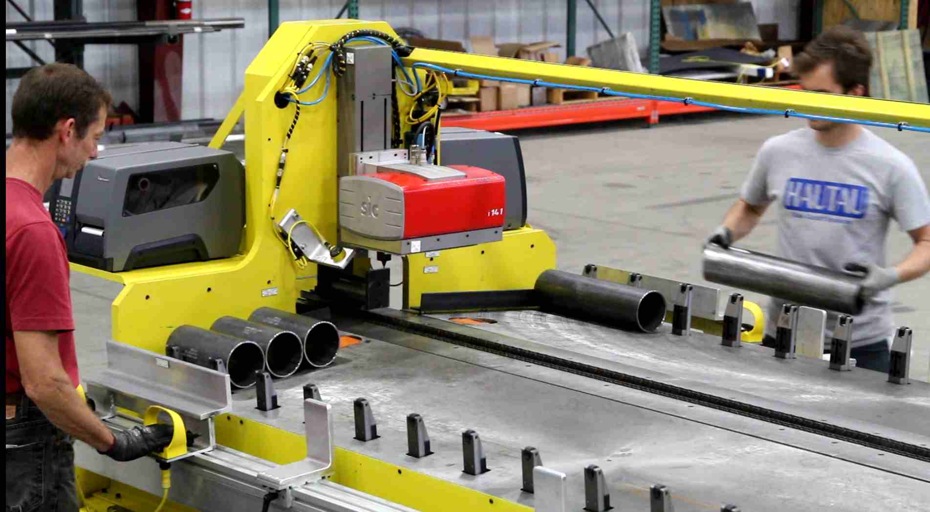 Rotating-Head Tube Cutoff Safer Than Conventional Lathe - Hautau